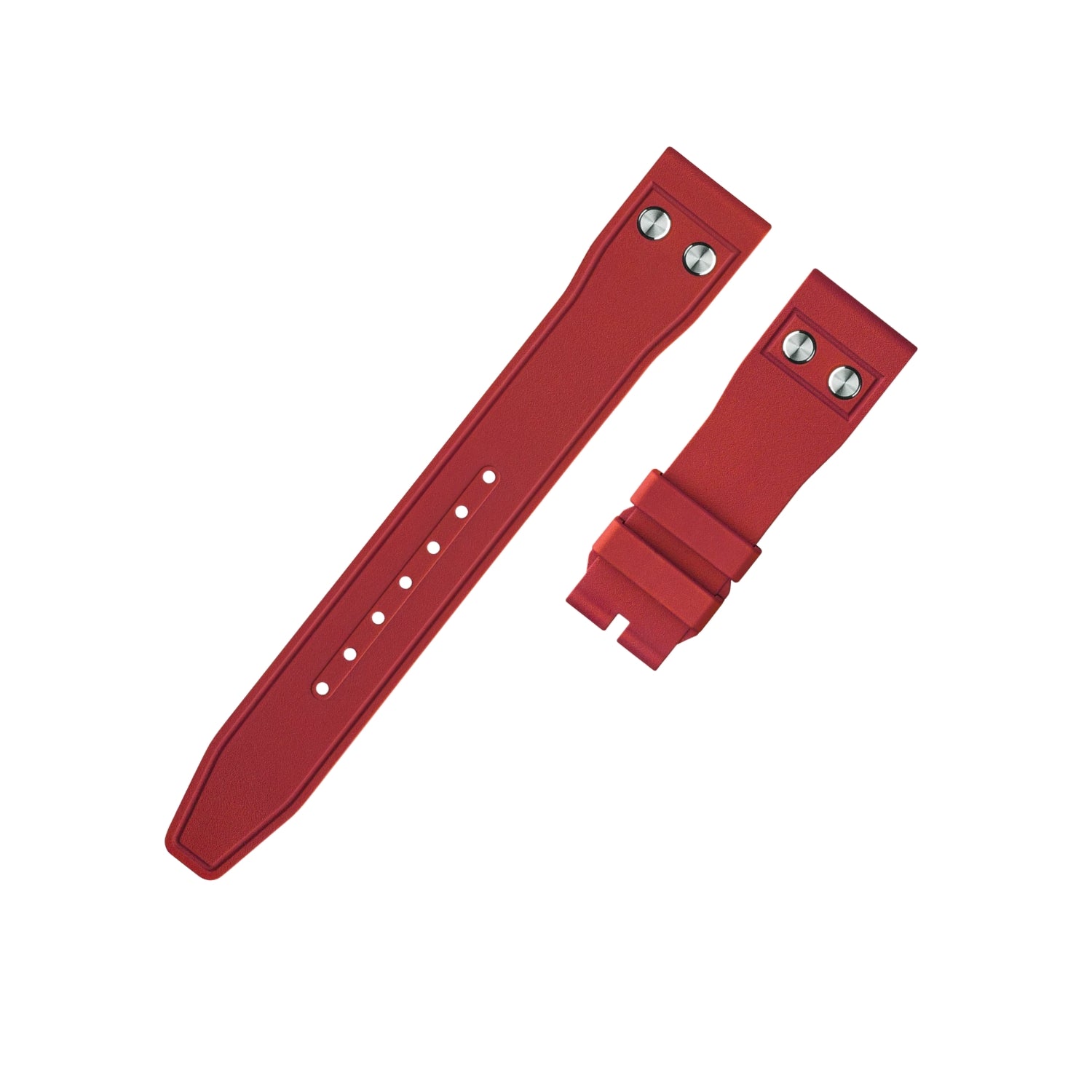 Bracelet IWC Rouge avec Rivets – Helvetus®